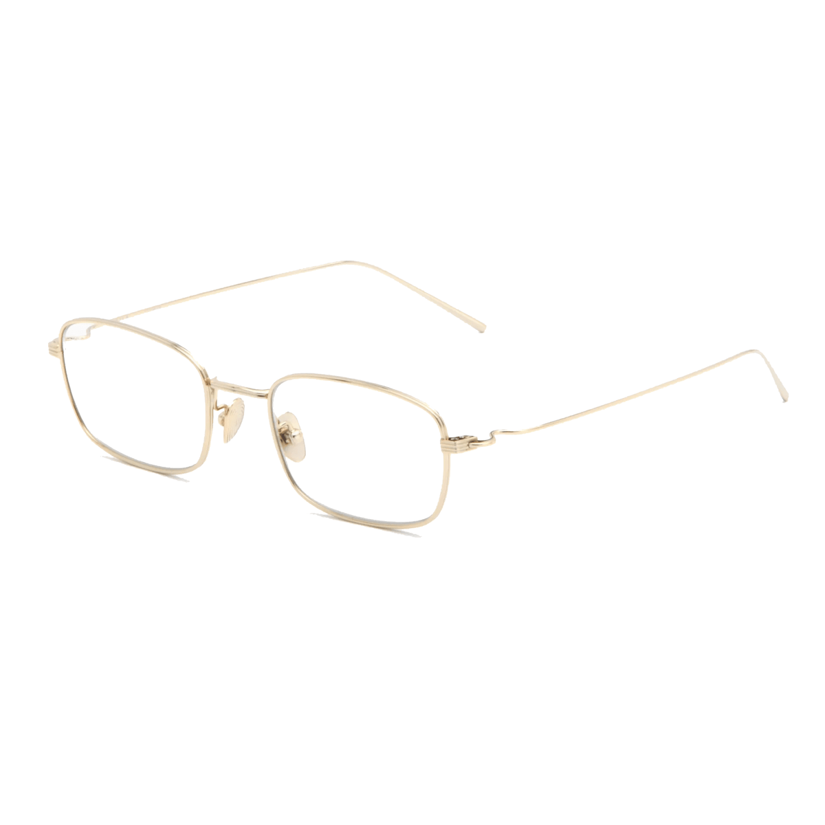 Akila | Grace Optical | Gold Titanium & Blue-Light Glasses | Shade Files
