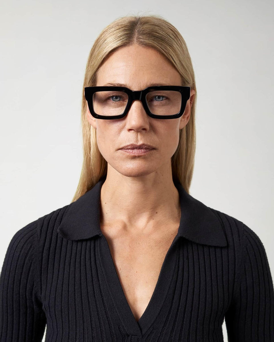 Chimi | 05 Core Optical | Black & Clear Lens Glasses – Shade Files