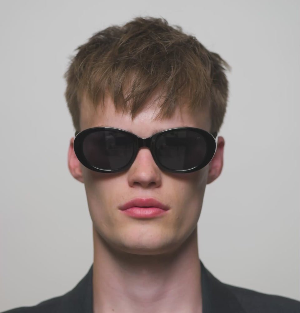 A.Kjaerbede | Anma | Black & Grey Lens Sunglasses | Shade Files