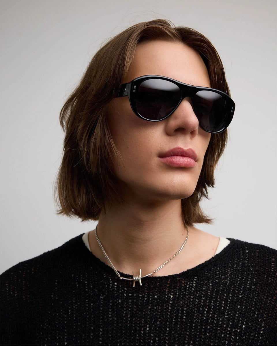 Szade | Austin | Elysium Double Black & Ink Polarised Sunglasses ...