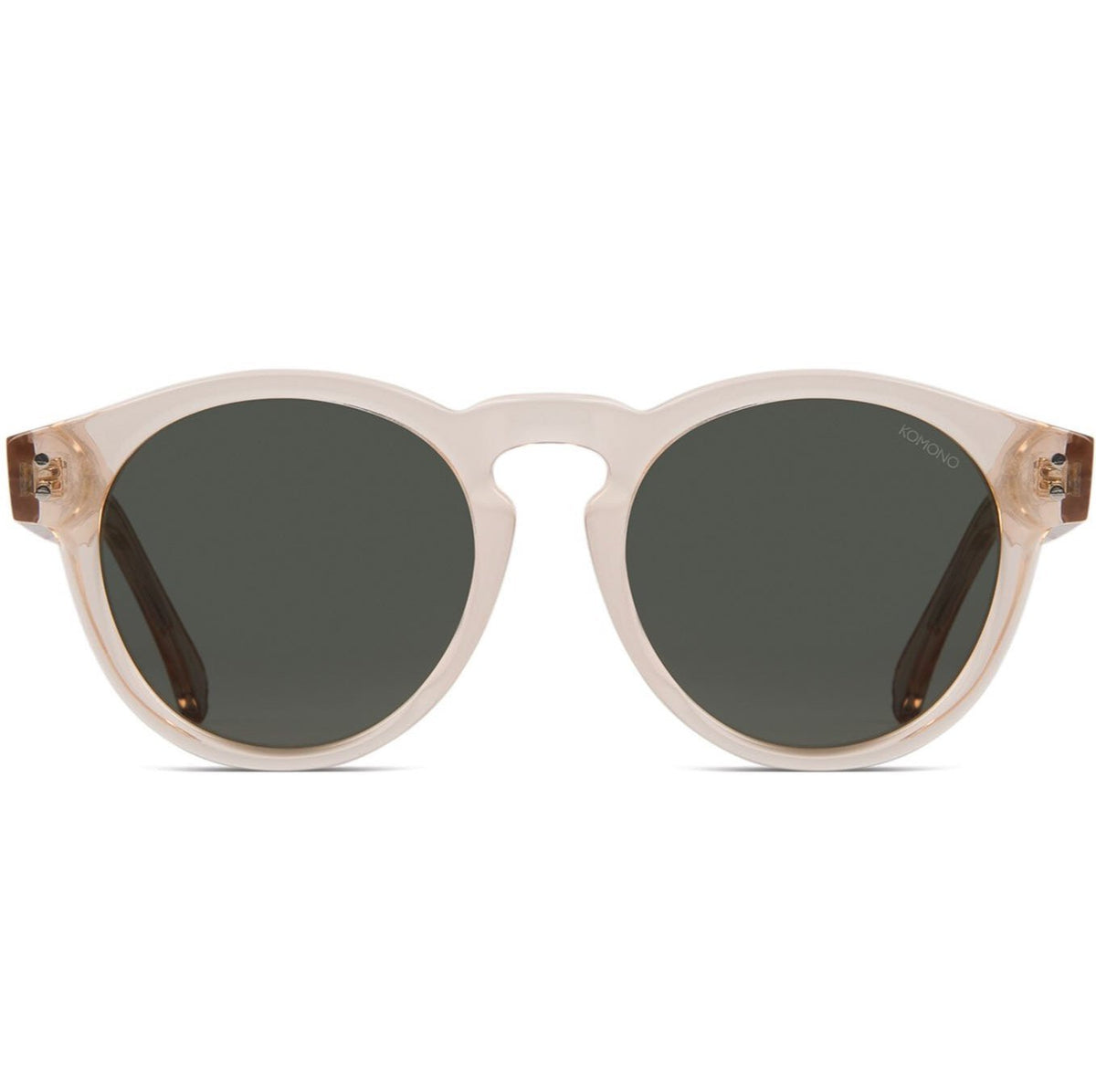 Komono | Clement | Champagne & Graphite Green Polarised Lens Sunglasses ...