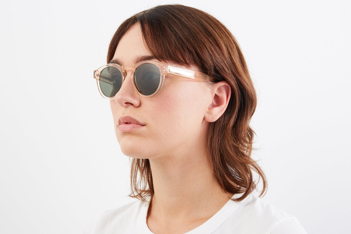 Komono | Clement | Champagne & Graphite Green Polarised Lens Sunglasses ...