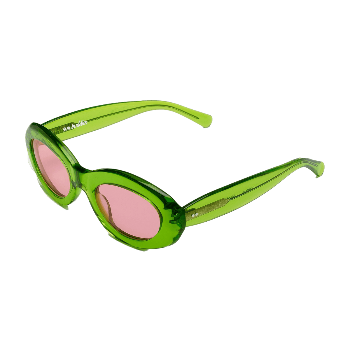 Sun Buddies | Courtney | Gremlins Green Sunglasses | Shade Files