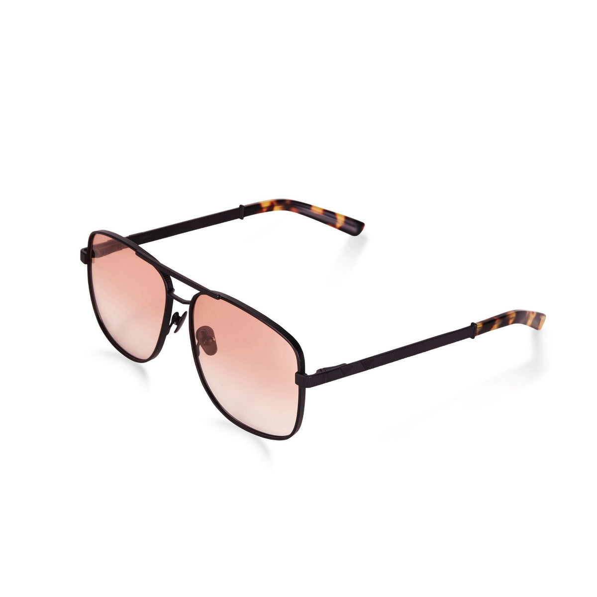 Uptown & Downtown | Matt Black & Gradient Rose Lens Sunglasses | Shade ...